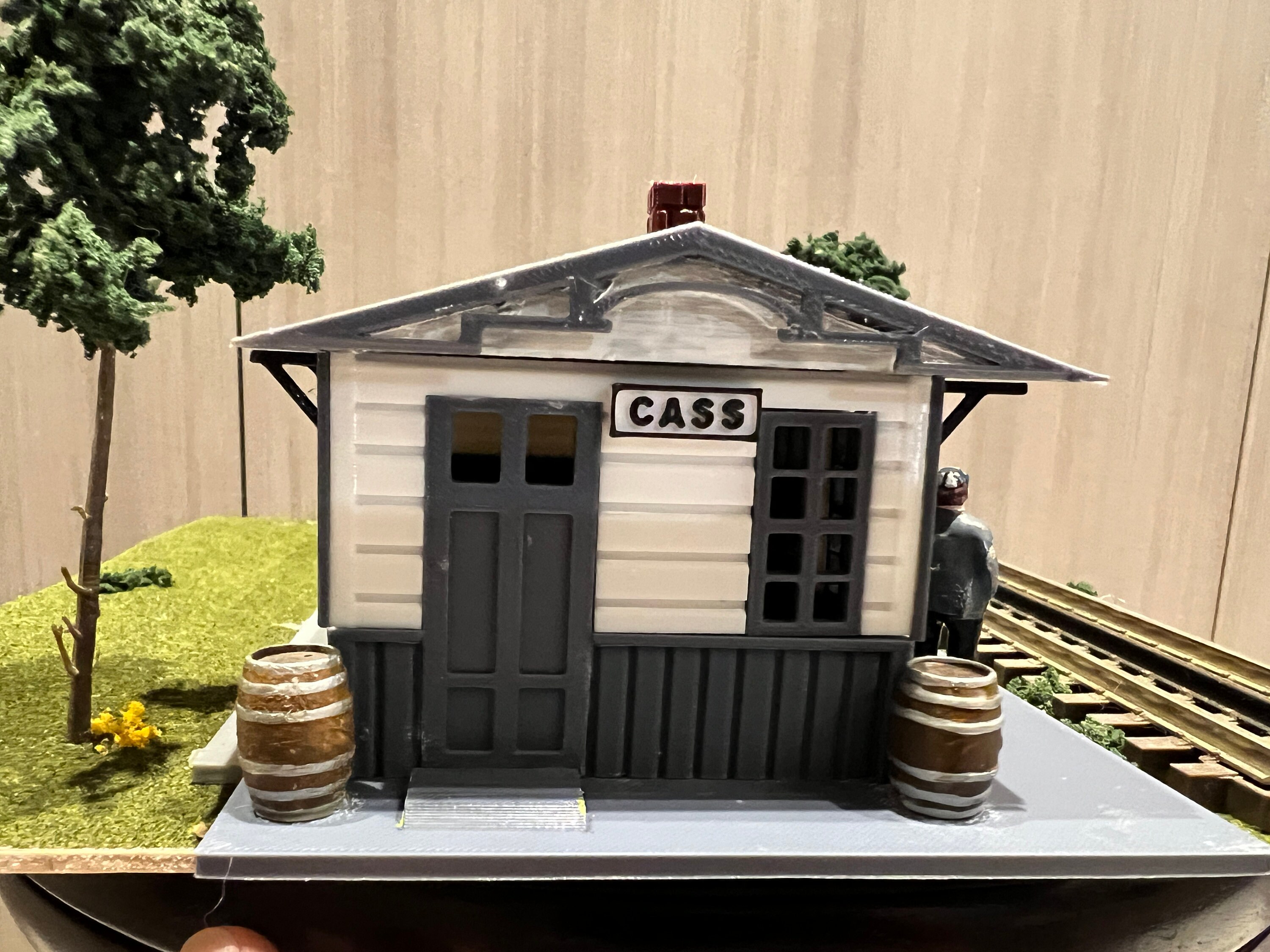 O Scale Train Station C&O Style cass Scenic Rr Kit - Etsy