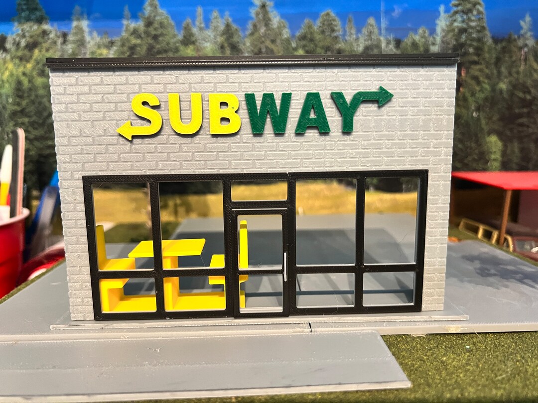 O Scale Subway Inspired Building Flat - Kit - Etsy