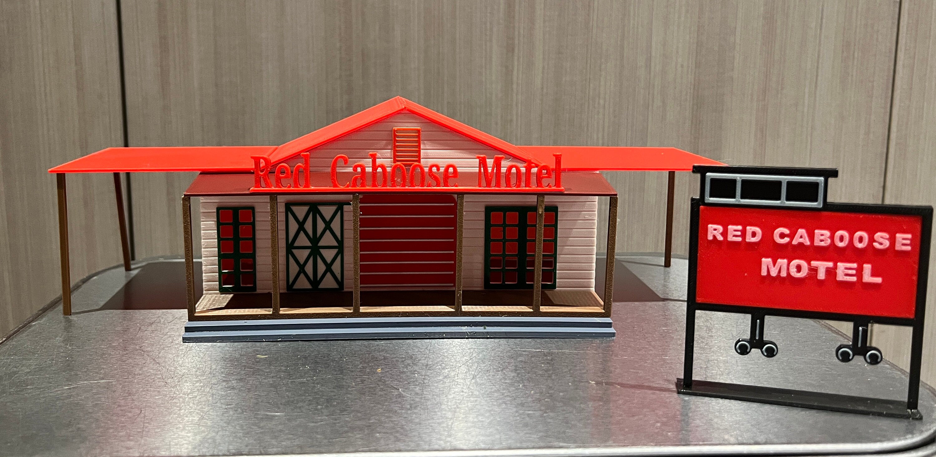 O Scale Strasburg RR red Caboose Motel Built Structure - Etsy