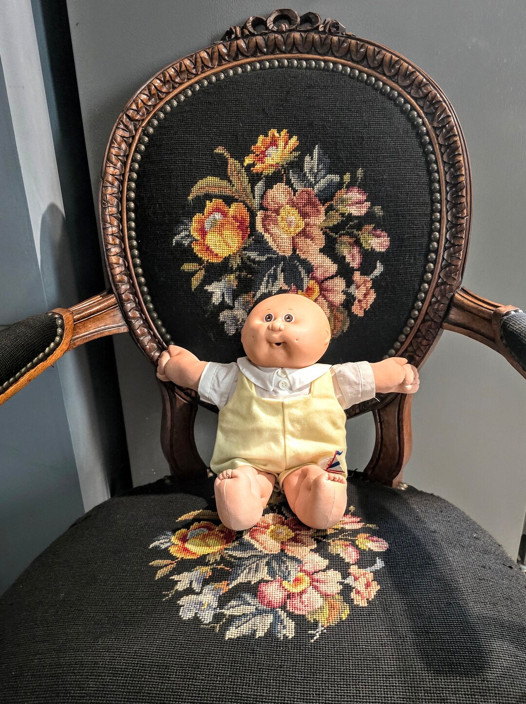 1985 Cabbage Patch Kids Premie. Bald With Brown Eyes and Dimples - Etsy