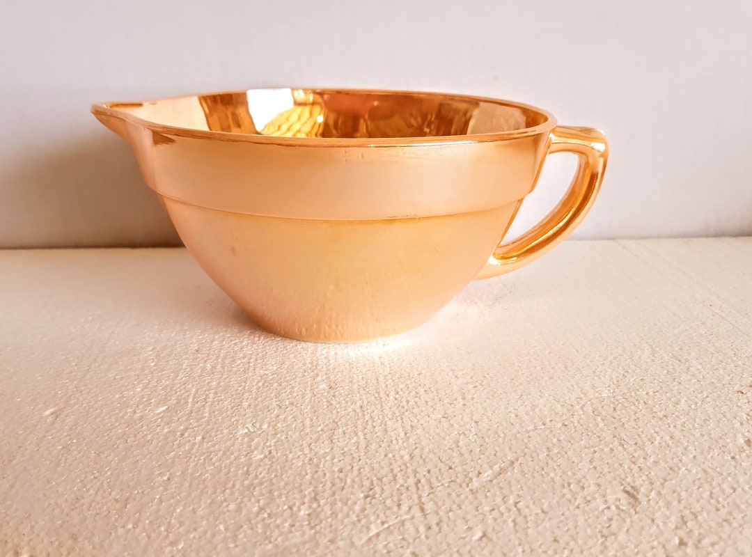 Rare Vintage Lusterware Fire King Pitcher - Etsy