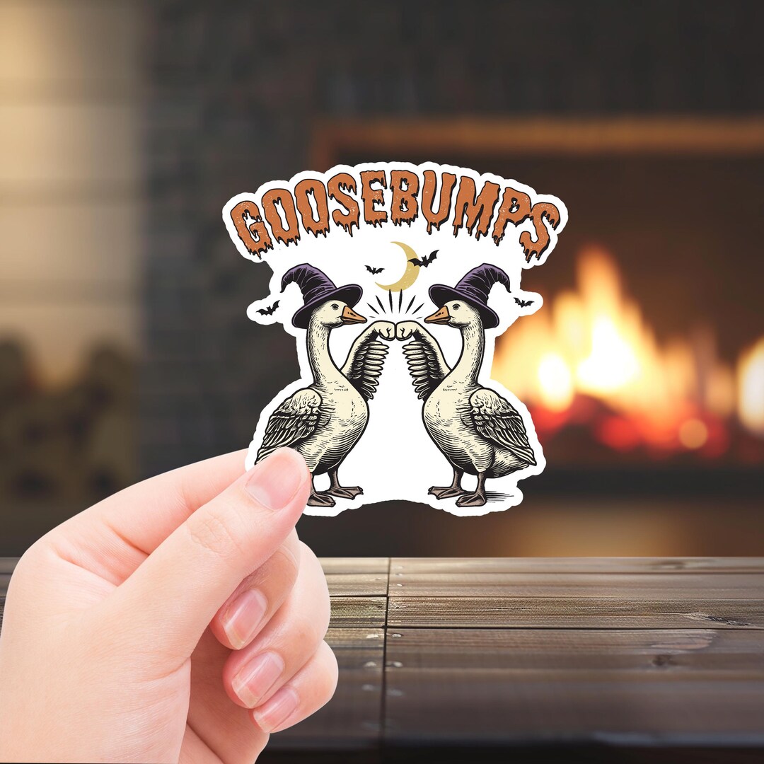 Goosebumps Vinyl Sticker - Etsy