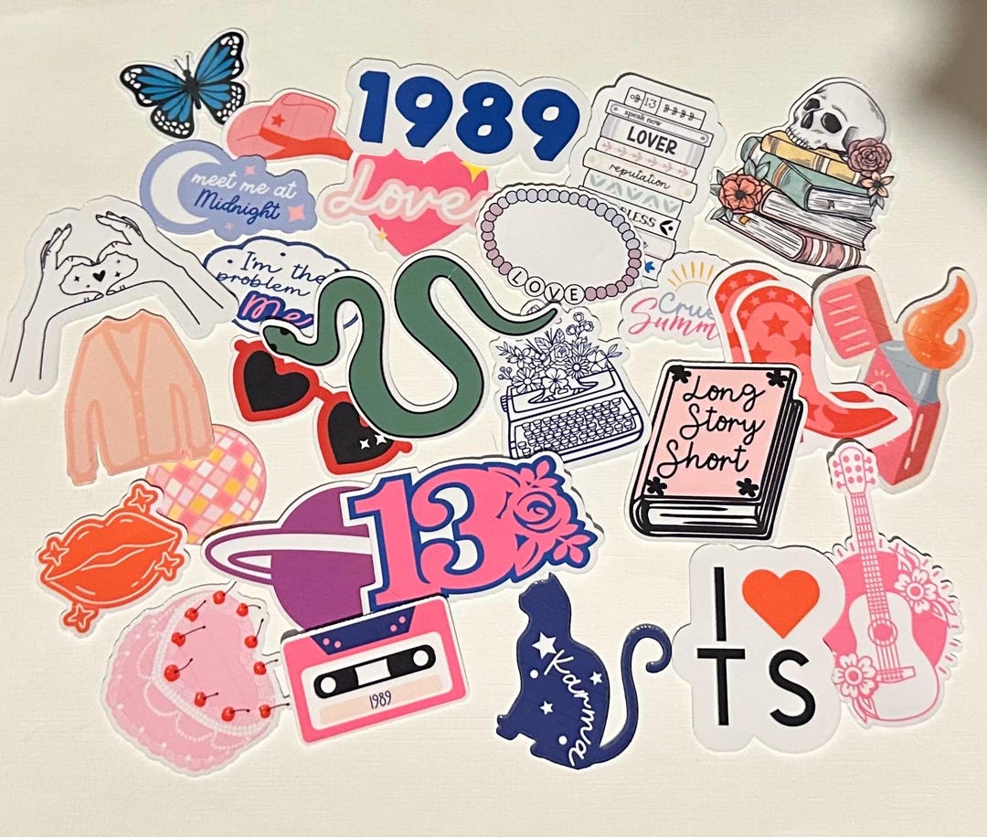 Taylor Swift Sticker Pack - Etsy