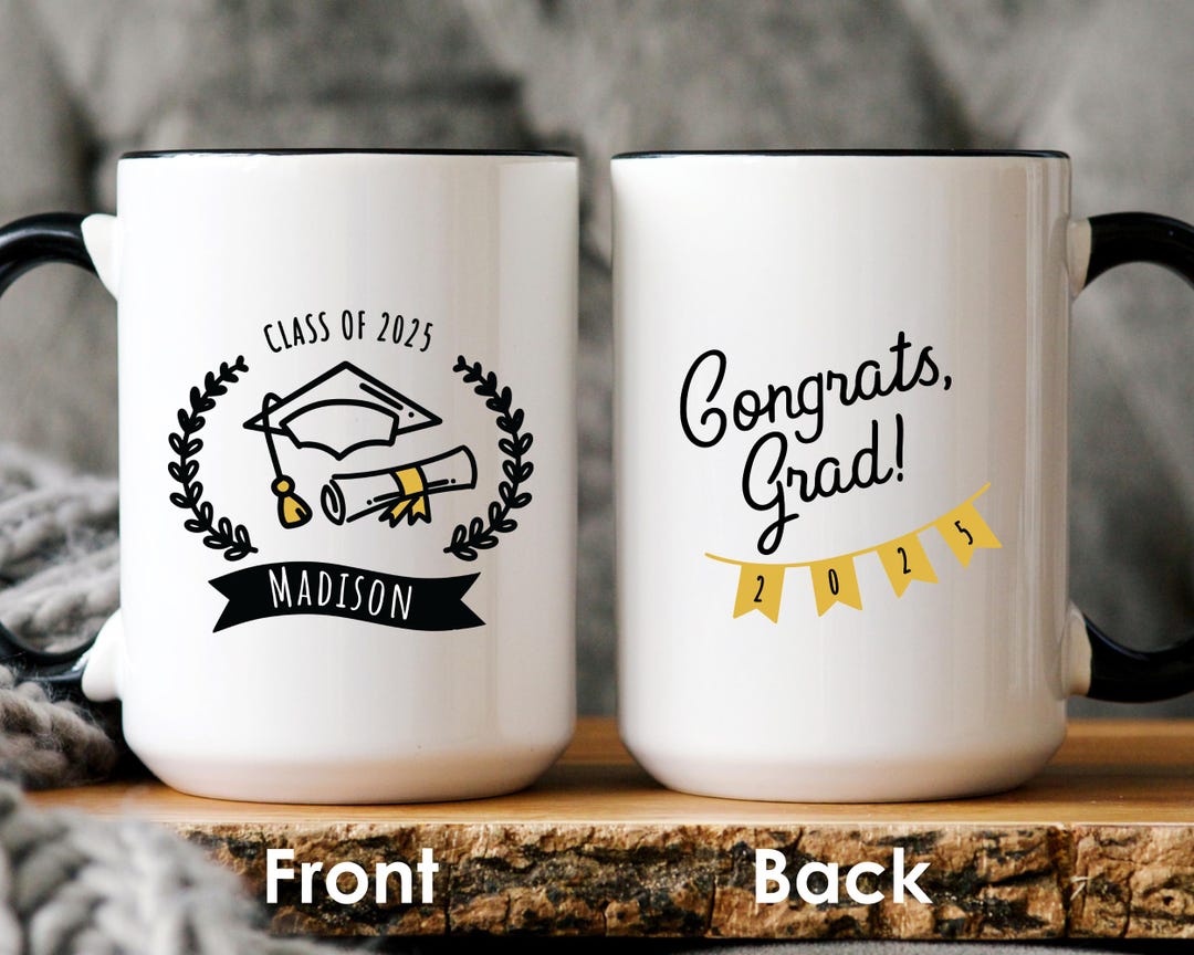 Personalized Graduation Mug, Graduation Gift, High School Graduate ...