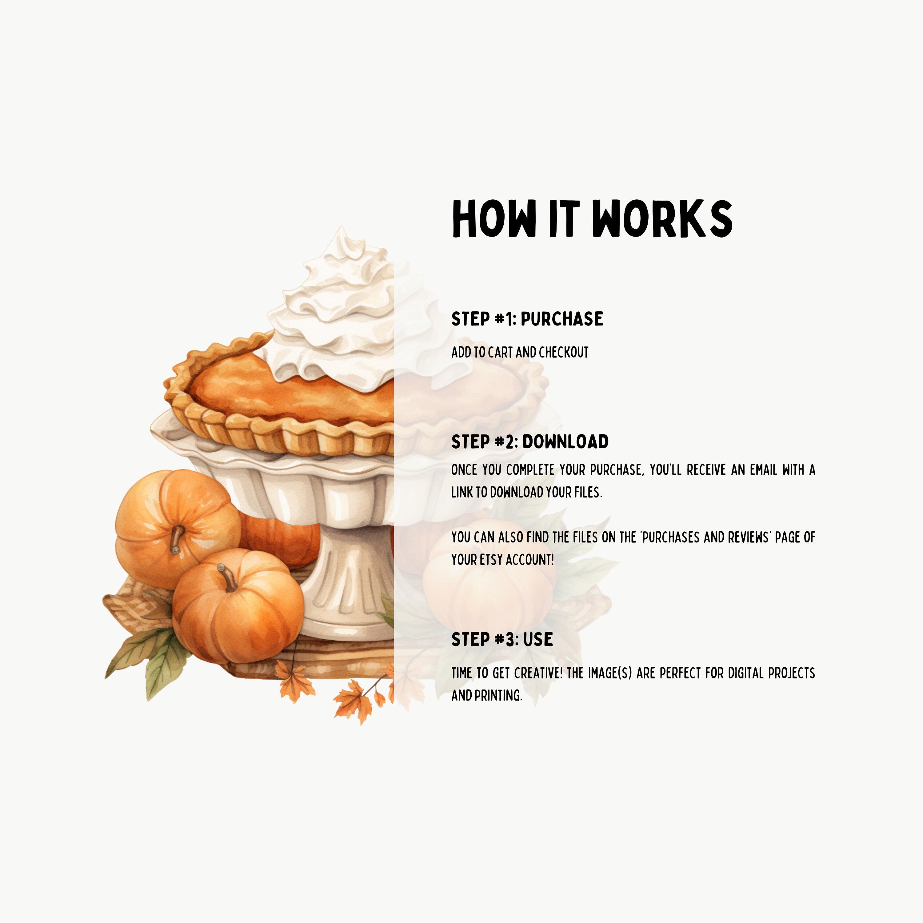 26 Thanksgiving Pie Clipart Thanksgiving Watercolor Clipart Autumn ...