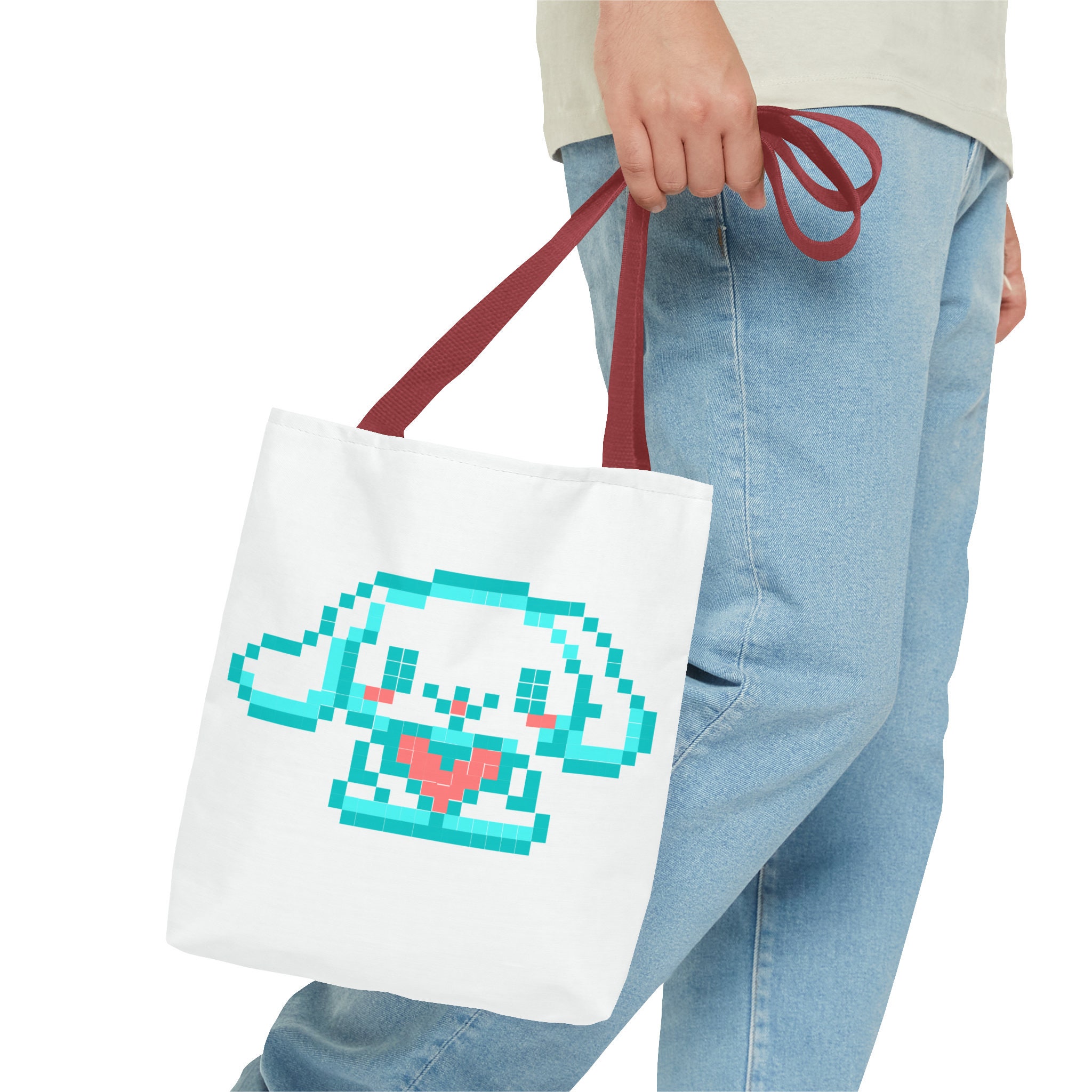 Tote Bag, Pixel Art, Cinnamoroll Tote Bag - Etsy