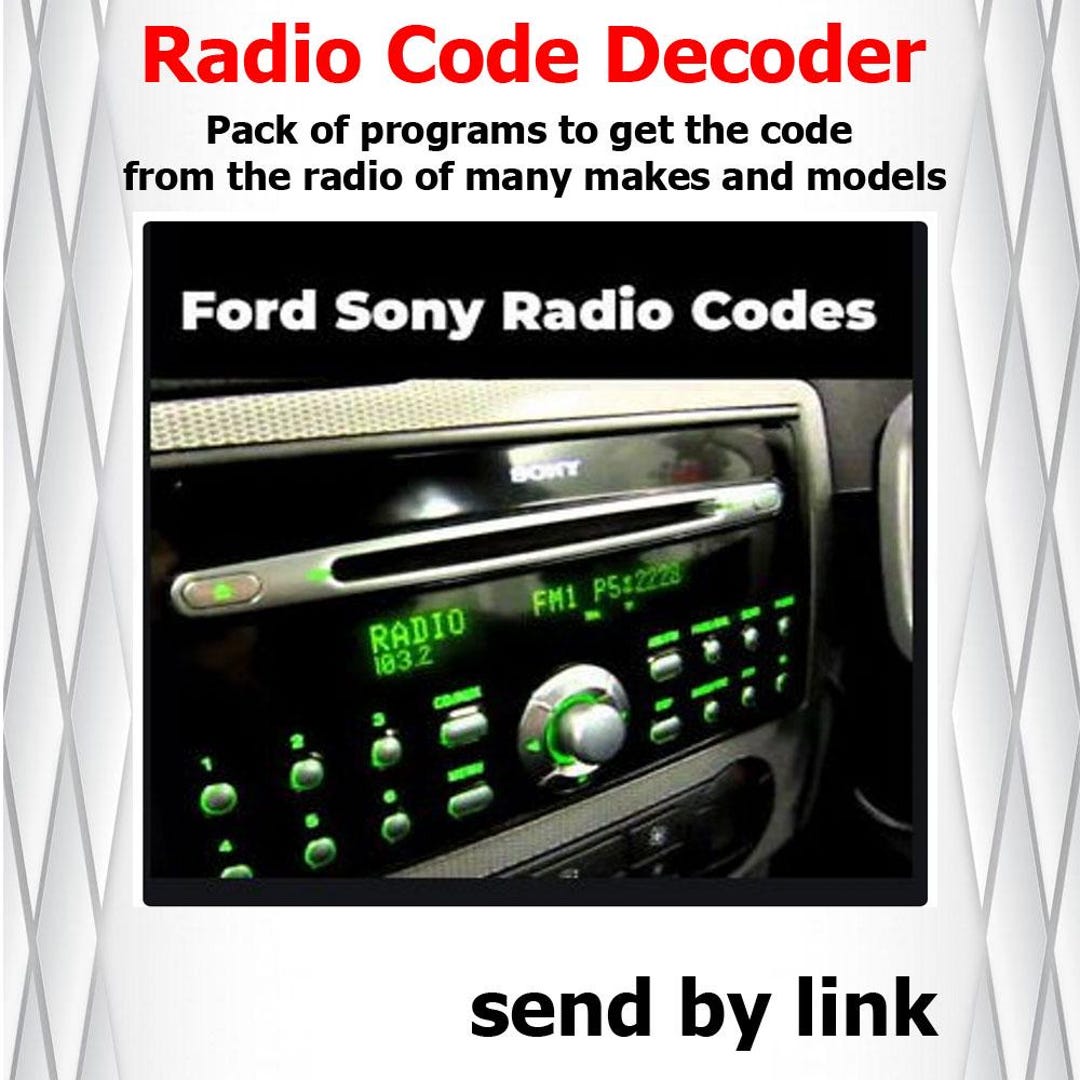 Radio Code Decoder Program Software Find Radio Car Code of Many Makes ...