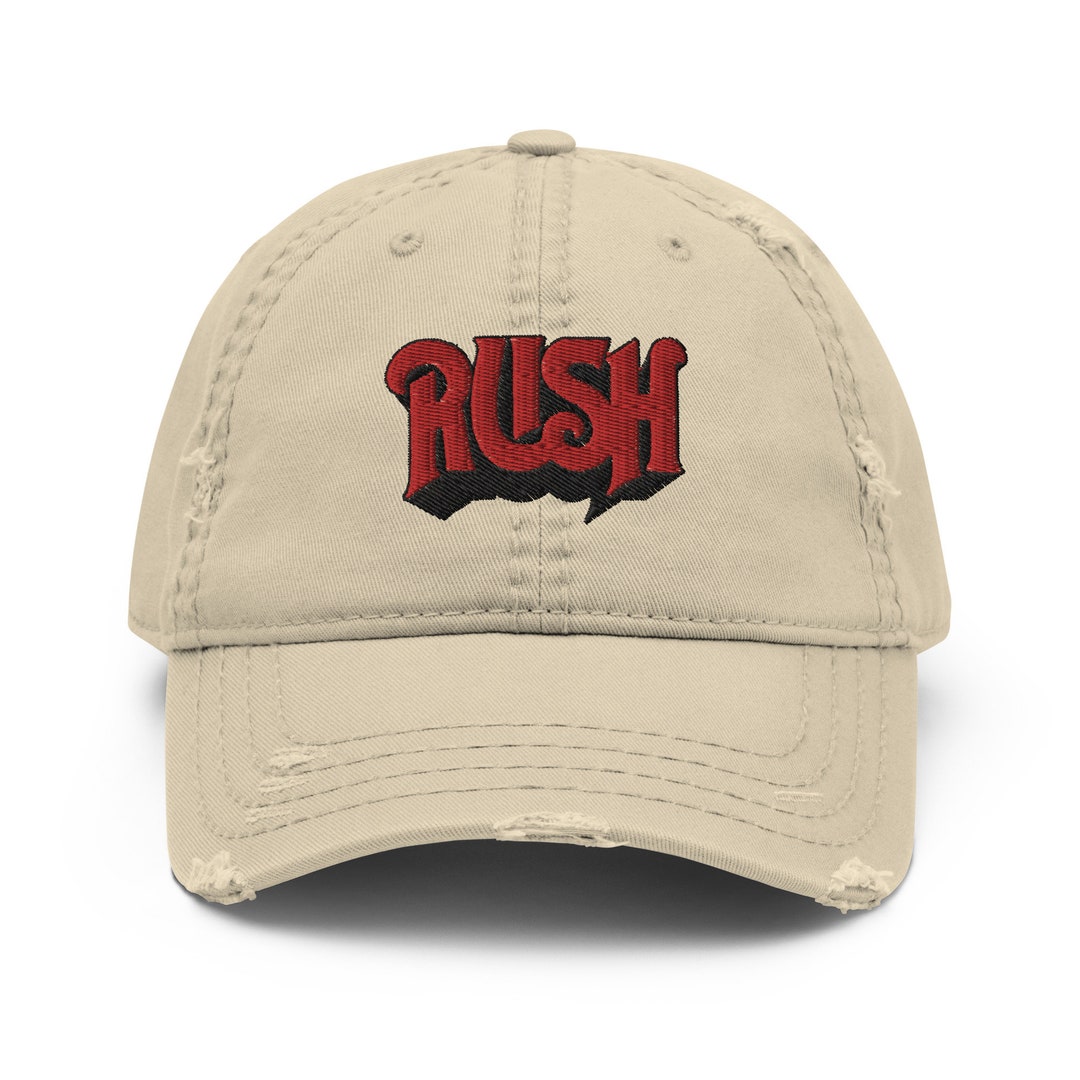 Rush Distressed Hat - Etsy