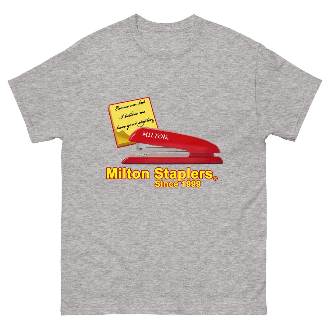 Milton Stapler Tee - Etsy