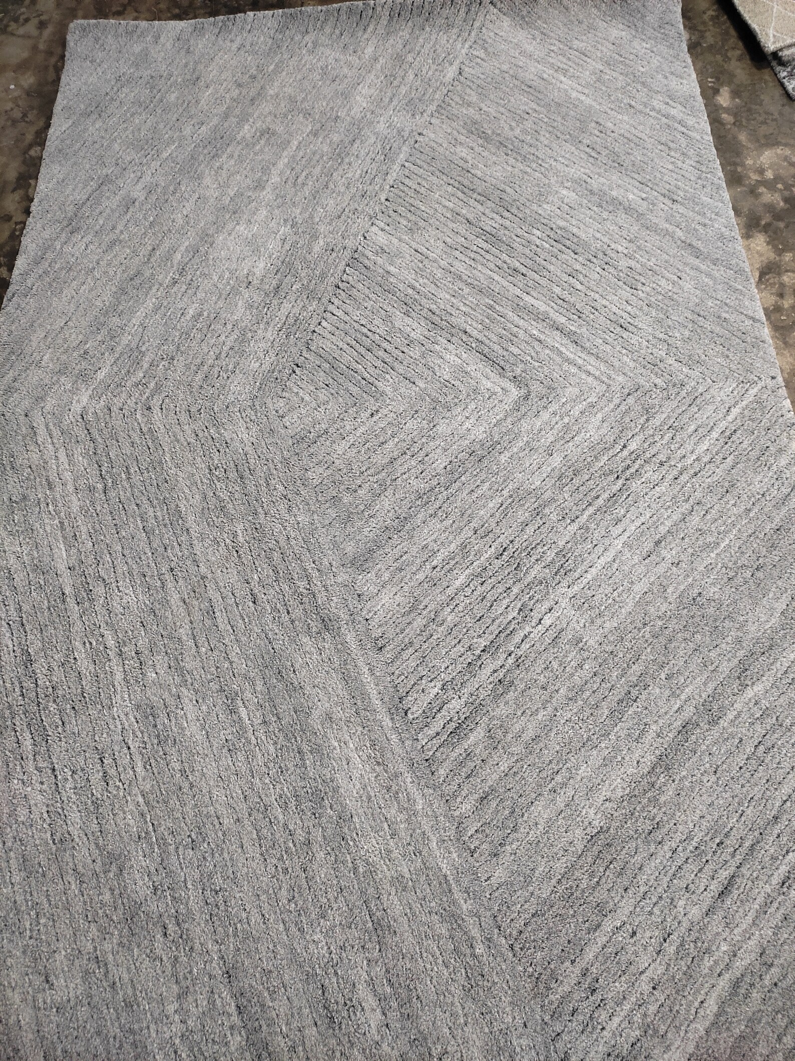 Grey Tuft Area Rug , Hand Tufted Rug, 12x15 12x14 10x14 9x12 9x11 8x10 ...