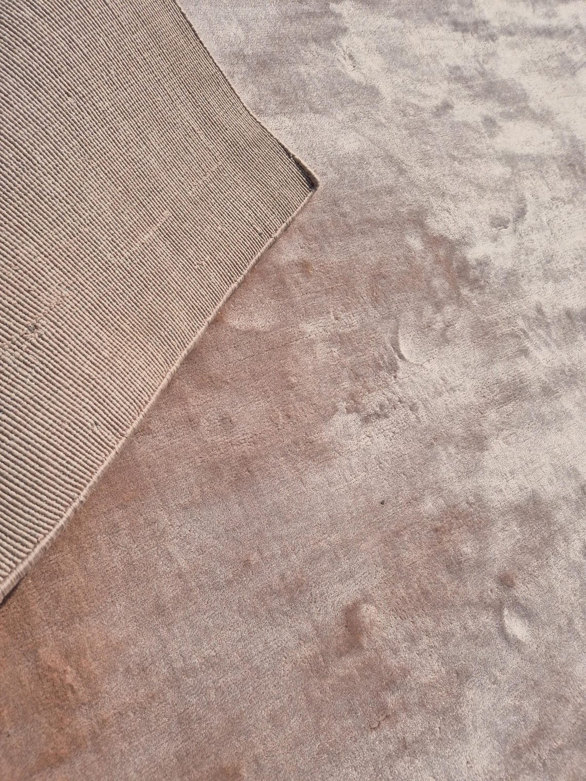 Dusty Rose Area Rug | Solid Rug |plain Rug |rug Usa| Viscose Rug| Silk ...