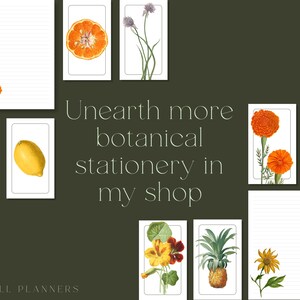 Printable Floral Stationery Set, Printable Writing Paper, Letter ...