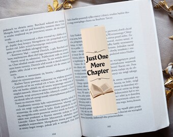 Just One More Chapter Bookmark, Macrame Book Mark, Custom Handmade ...