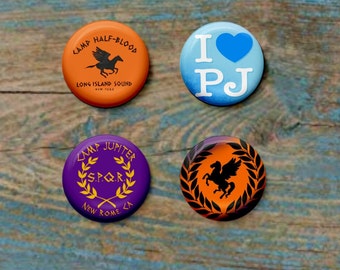 Percy Jackson Pin Collection: Mythical Heroes Set for Demigod ...