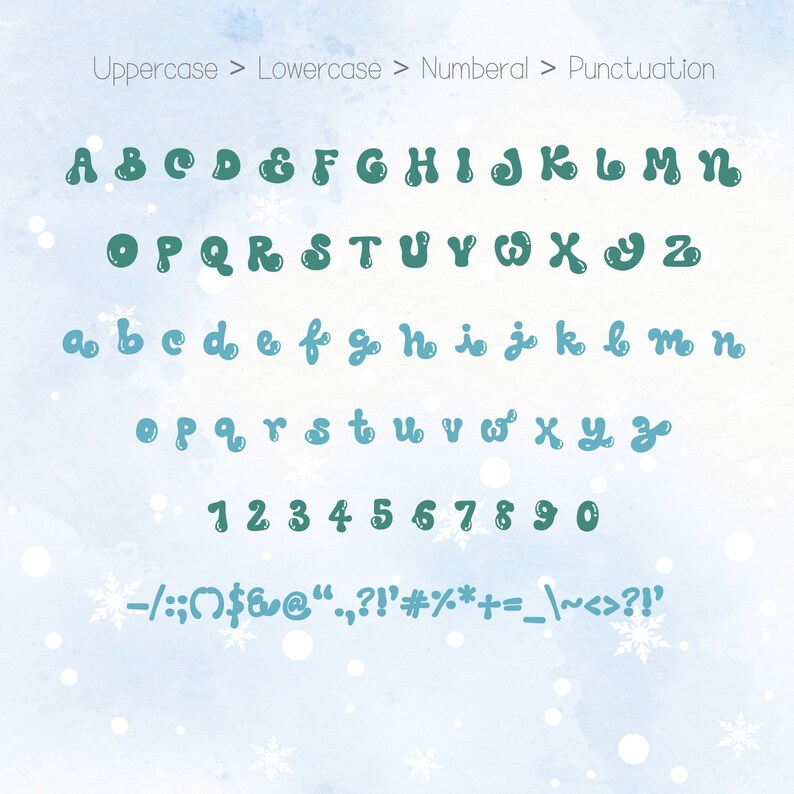 Bubbles Font Procreate Font Groovy Font Cricut Fonts - Etsy