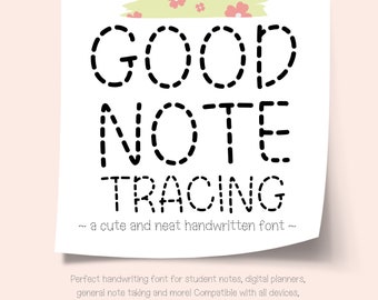 Tracing Font - Teacher Font, Student Fonts, Handwriting Fonts ...