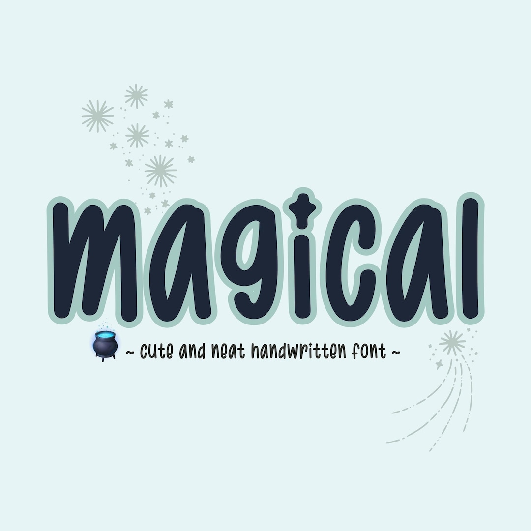 Magical Font | Neat Handwriting Font for Goodnotes (TTF & OTF) - Etsy