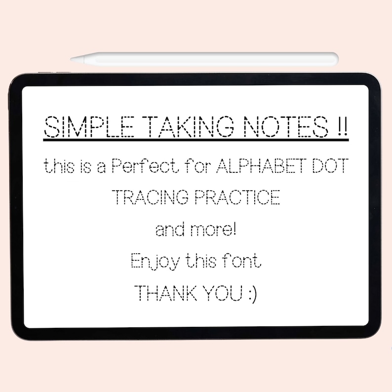 Simple Tracing Font | Dotted&dashed Teacher Font | Handwriting Practice ...