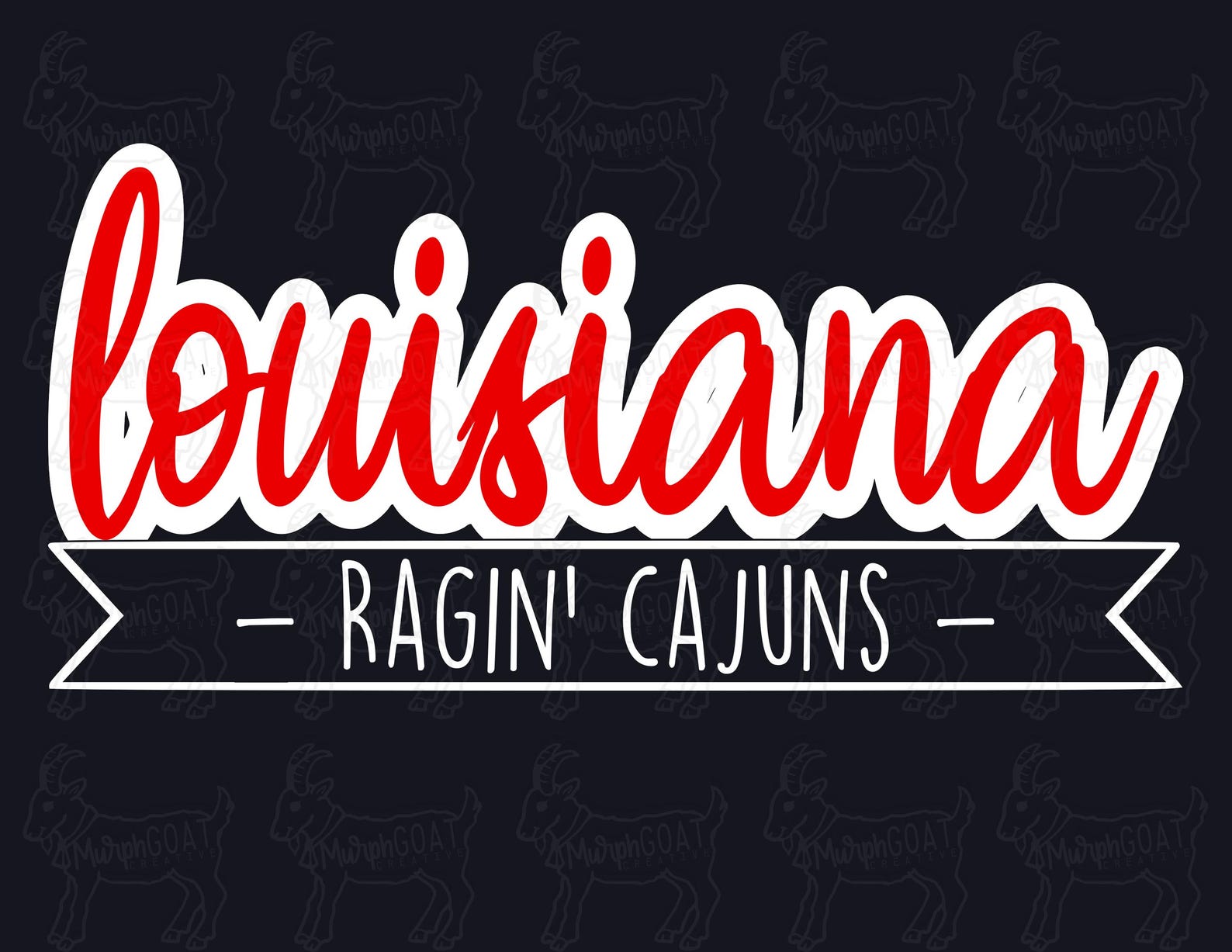 Louisiana Ragin Cajuns SVG - Etsy