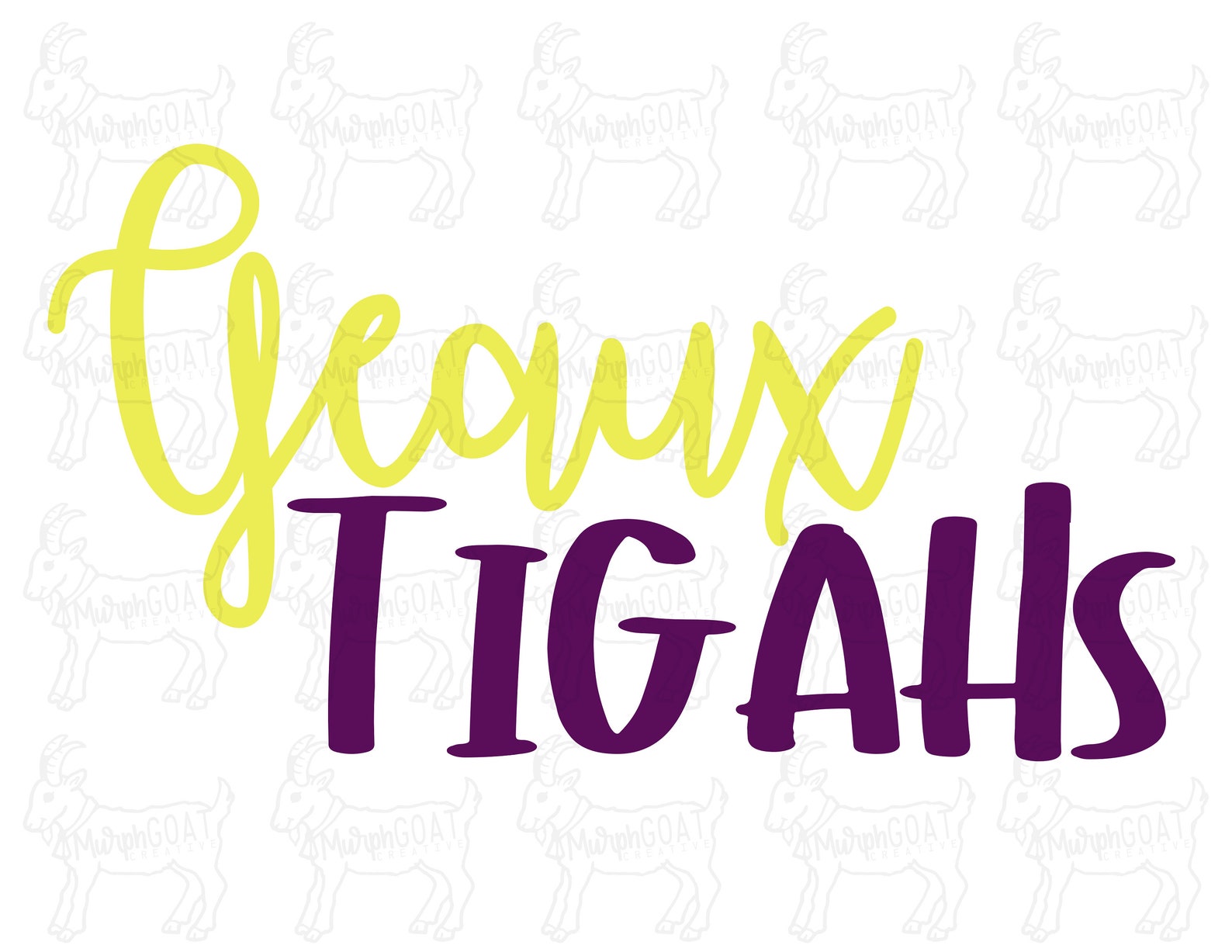 Geaux Tigahs SVG - Etsy