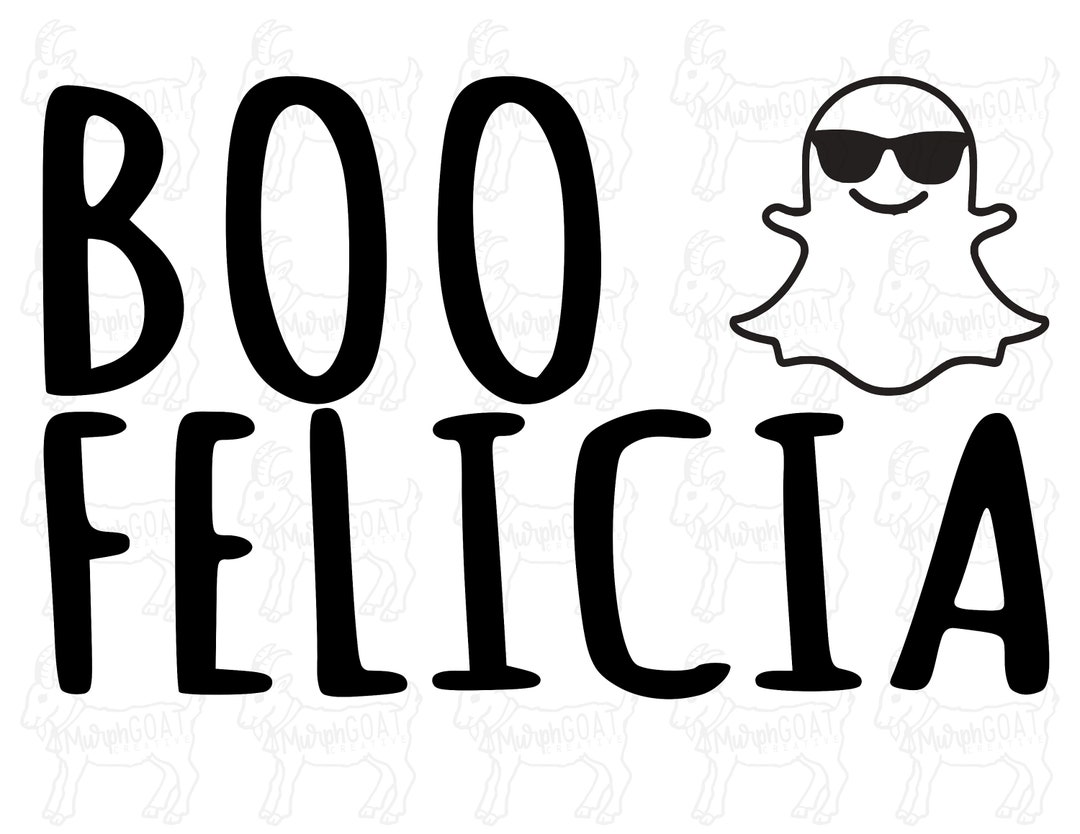 Boo Felicia SVG - Etsy