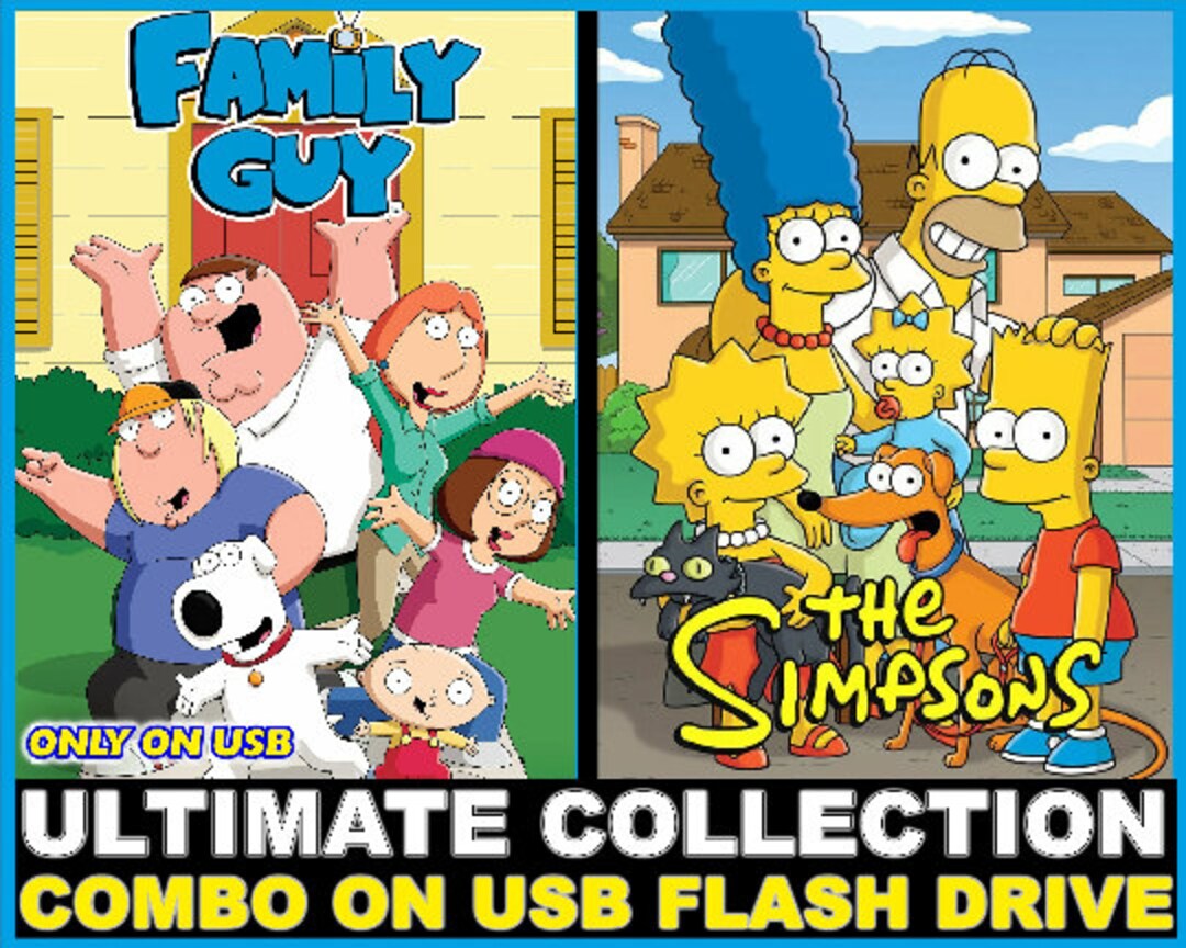 Family Guy ò the Simpsons Complete Series Combo Pack in HD plus Extras ...