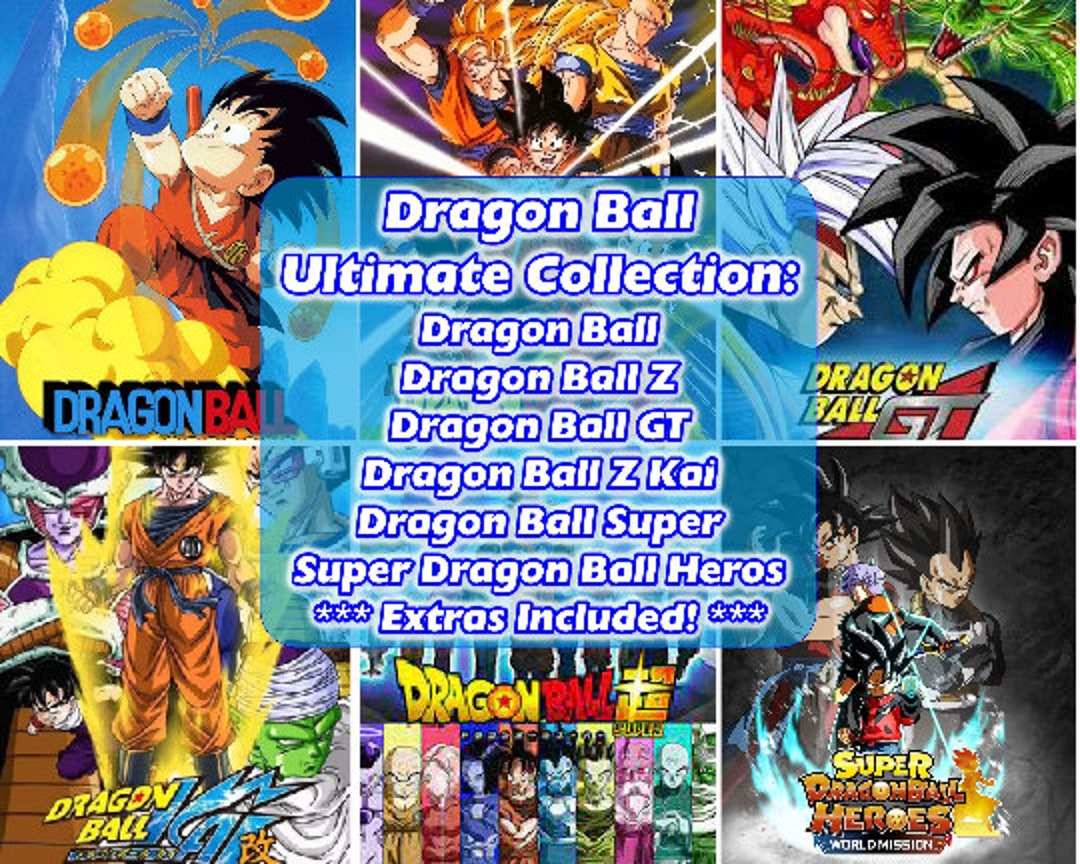 Dragon Ball Series Collection 6 Complete Series plus - Etsy