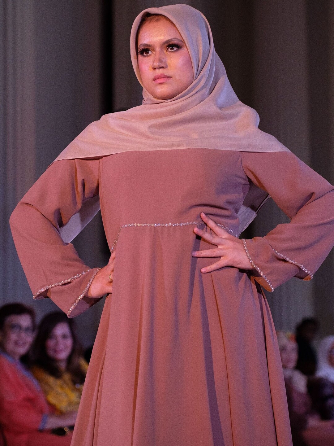 Aisha Maxi Dress Modest Dress Elegant Chiffon Dress Abaya - Etsy