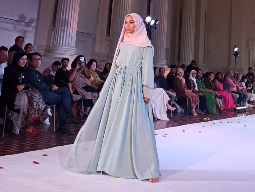 Middle East Fashion, Dubai Abaya Chiffon, Arabic Islamic Dress, Ramadan ...