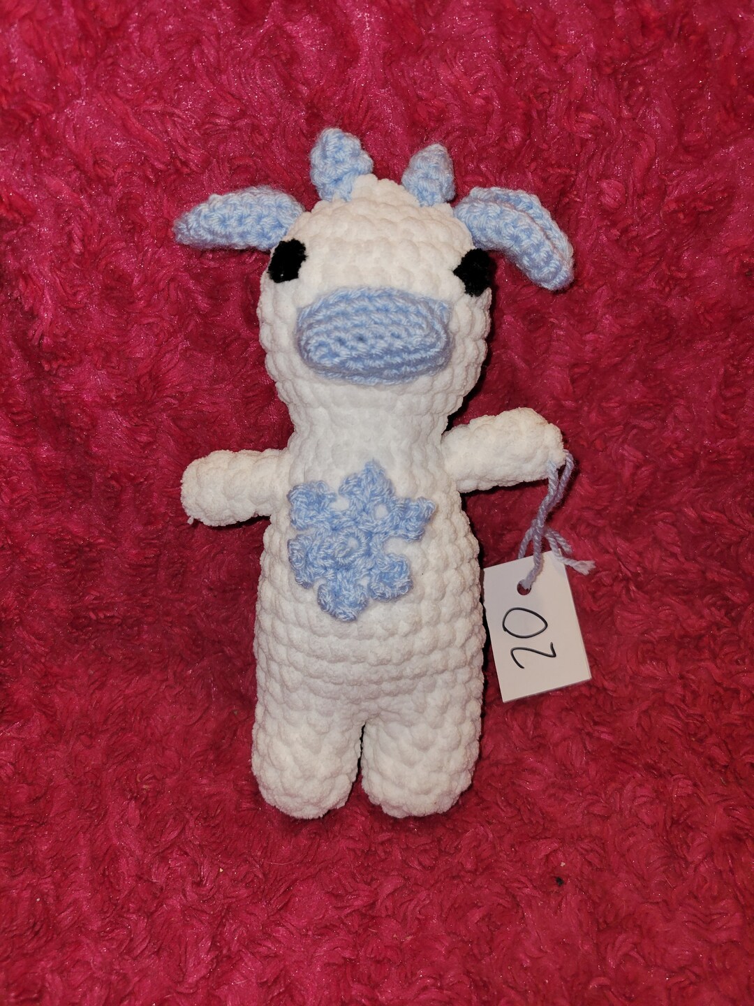 Snow Cow Plushie Doll - Etsy