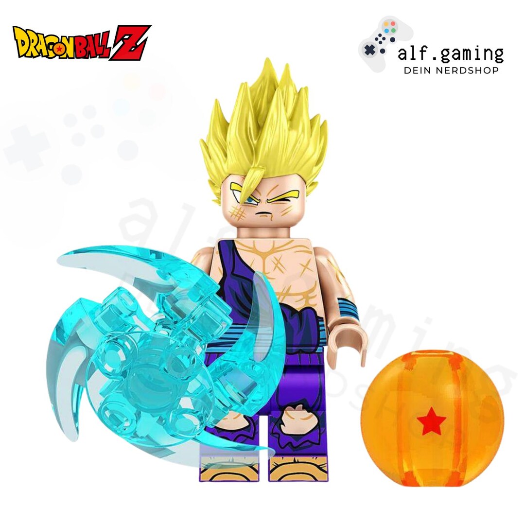 Son Gohan SSJ2 Mini Figure Dragonball Z Dragon Ball Block Brick Clamp ...