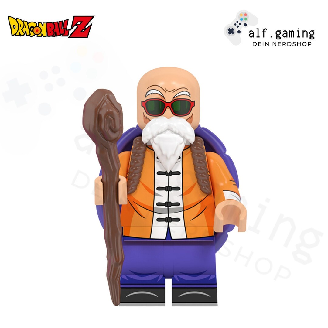 Master Muten Roshi Figure Dragonball Z OG Dragon Ball MOC Block Clamp ...