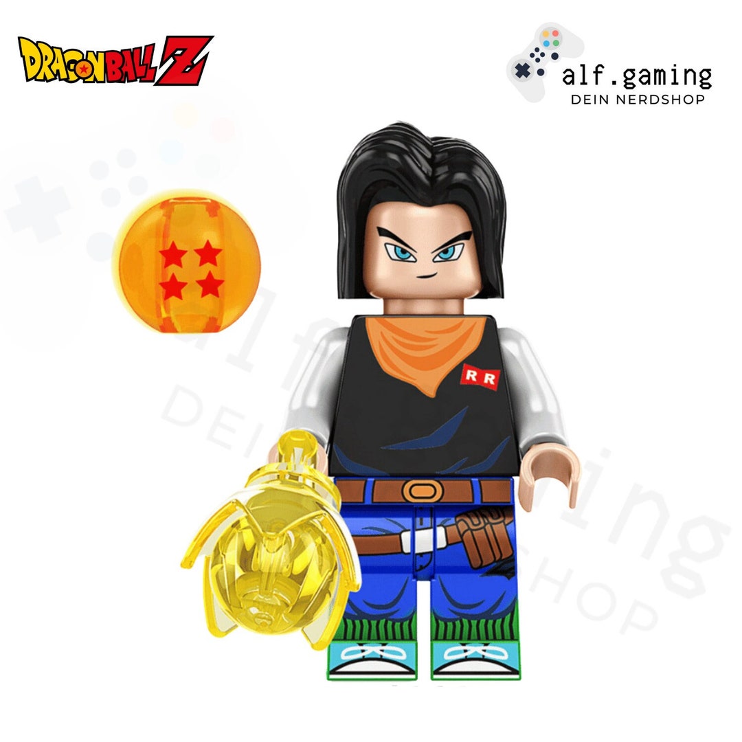 Android Cyborg C 17 Figure Dragonball Z OG Dragon Ball MOC Block Clamp ...