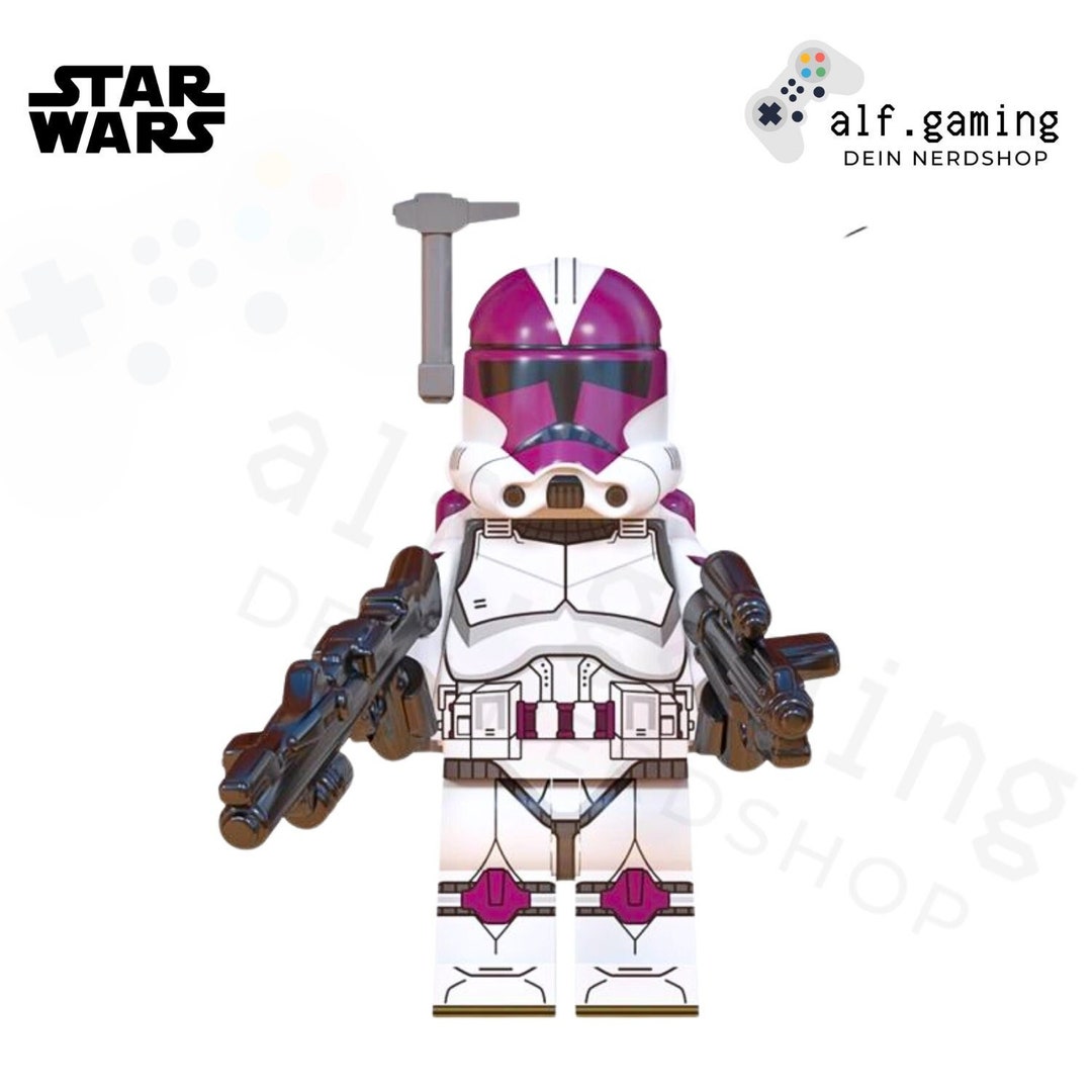 Star Wars 187 Legion Purple Clone Trooper Phase 2 MOC Custom Block ...