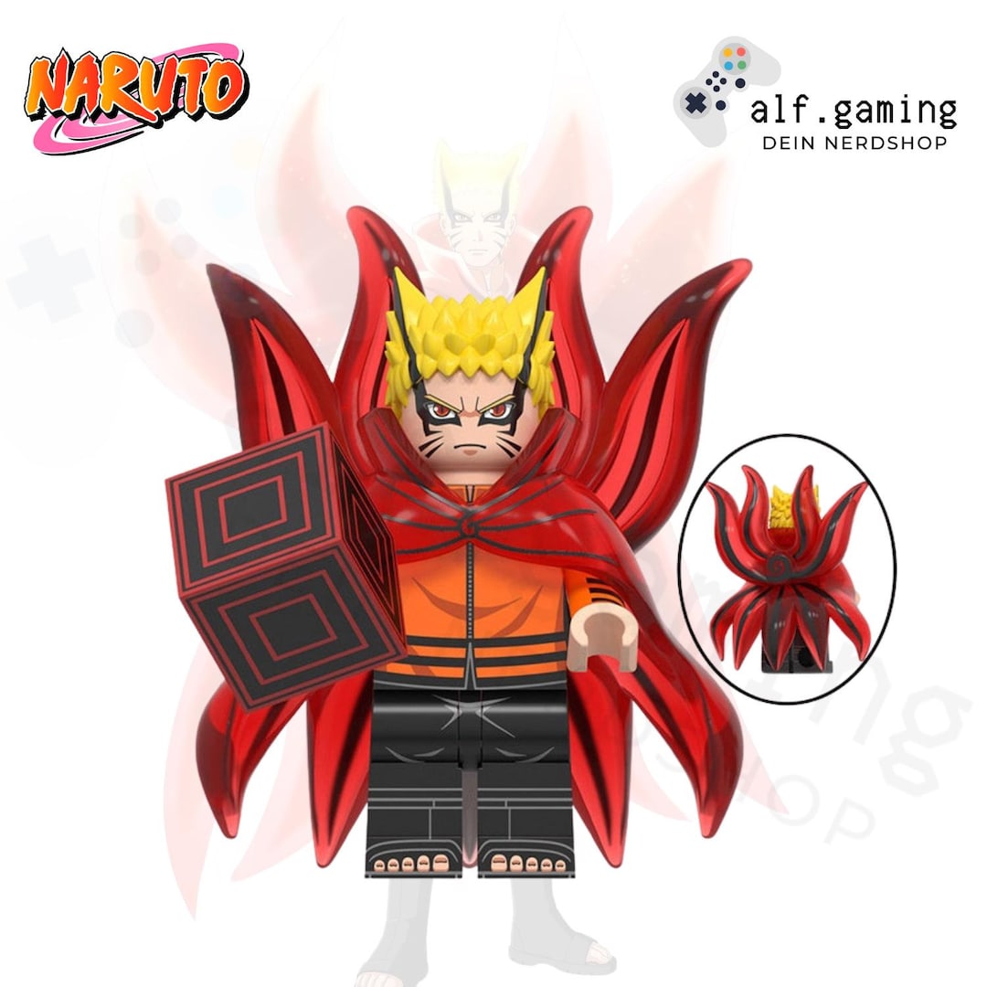 Naruto Mini Figure Uzumaki Baryon Mode Boruto Anime Manga MOC Brick ...