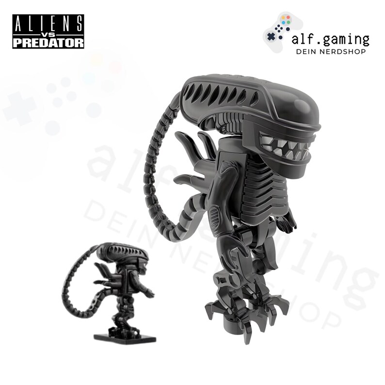 Alien Vs. Predator Xenomorph Mini Figure Clamp Building Blocks MOC ...