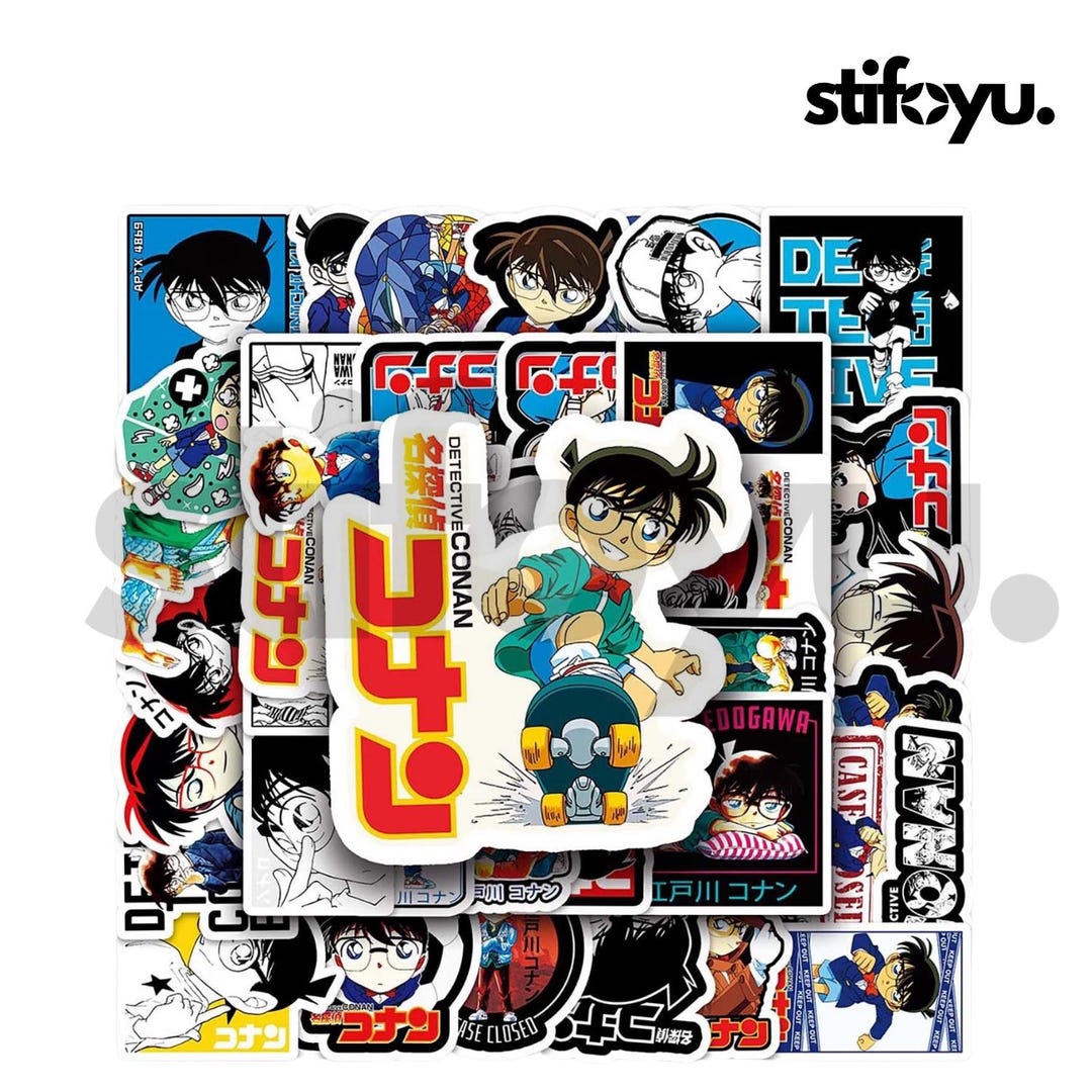 Detective Conan Sticker Set 50 Pieces of Anime & Manga Stickers for ...