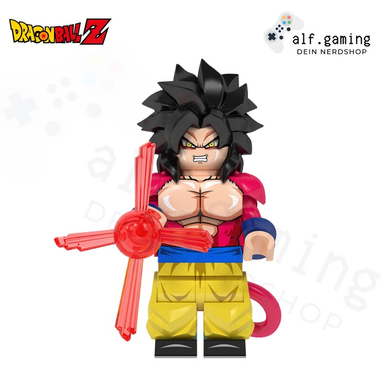Son Goku SSJ 4 Figure Dragonball Z Dragon Ball Super MOC Block Clamp ...