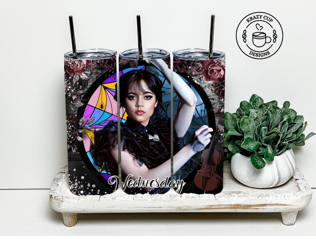 Wednesday Tumbler Wednesday Addams Tumbler Gift Tumbler for - Etsy