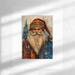 Old World Santa Art Print, Vintage St. Nicholas Wall Decor, Classic ...