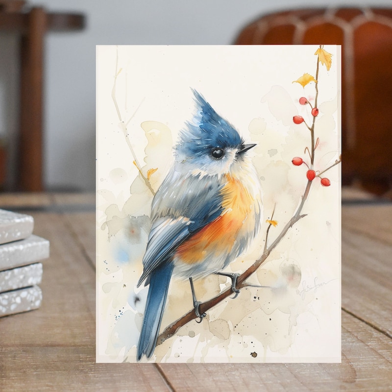 Bird Greeting Card - Etsy