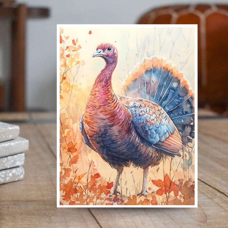 Turkey Card - Etsy