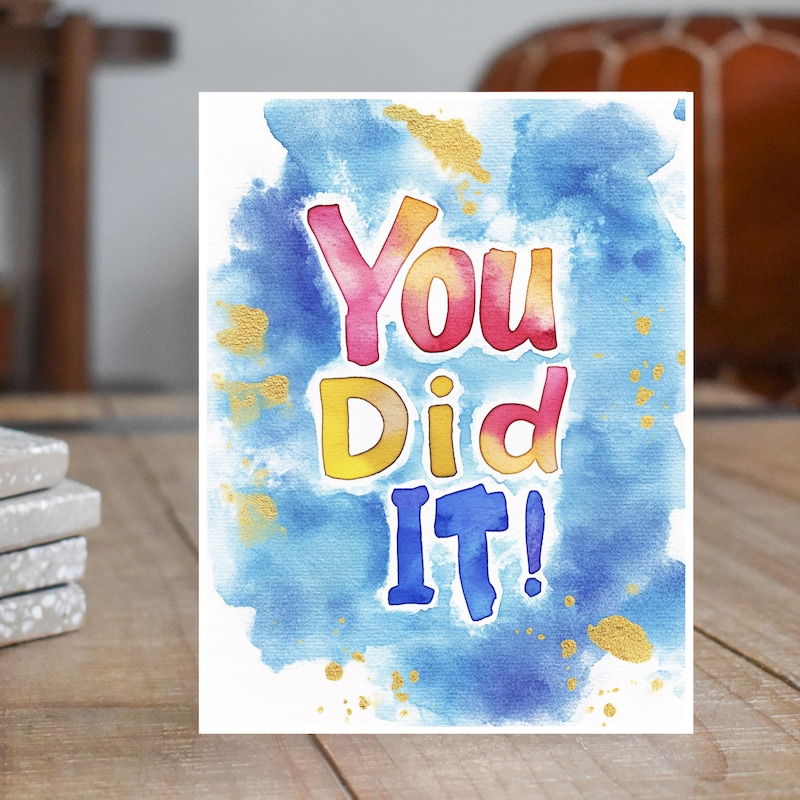You Did It - Etsy