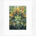 The Green Man, Ancient Nature Spirit, Sacred Folklore Art Watercolor ...
