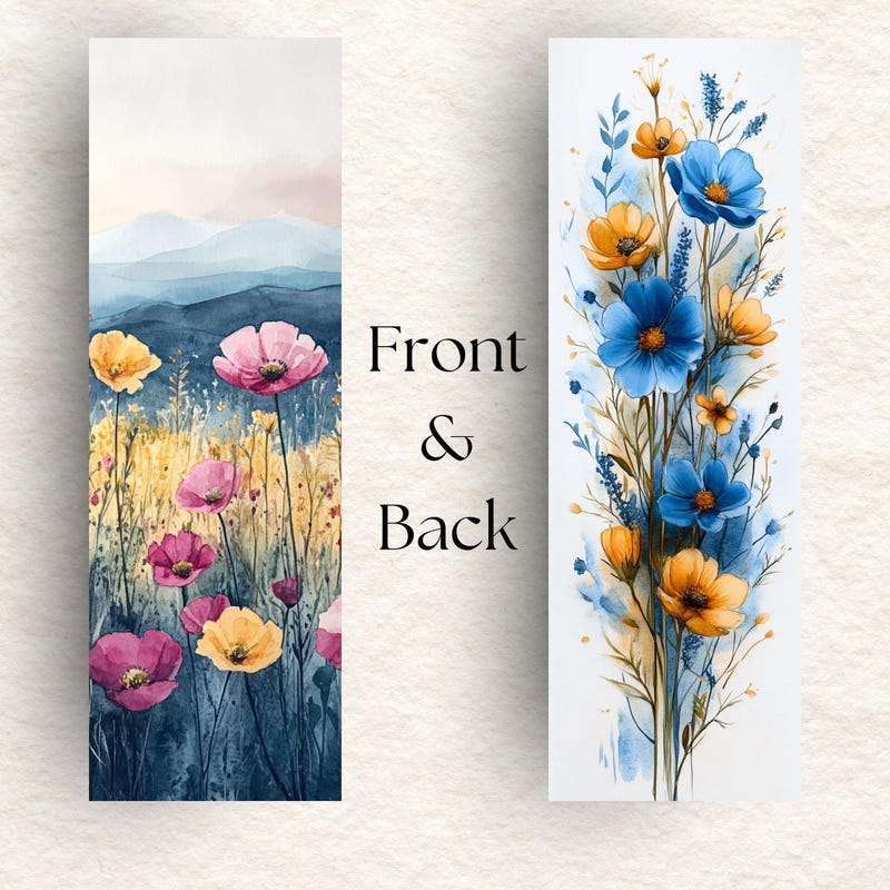 Botanical Bookmark - Etsy