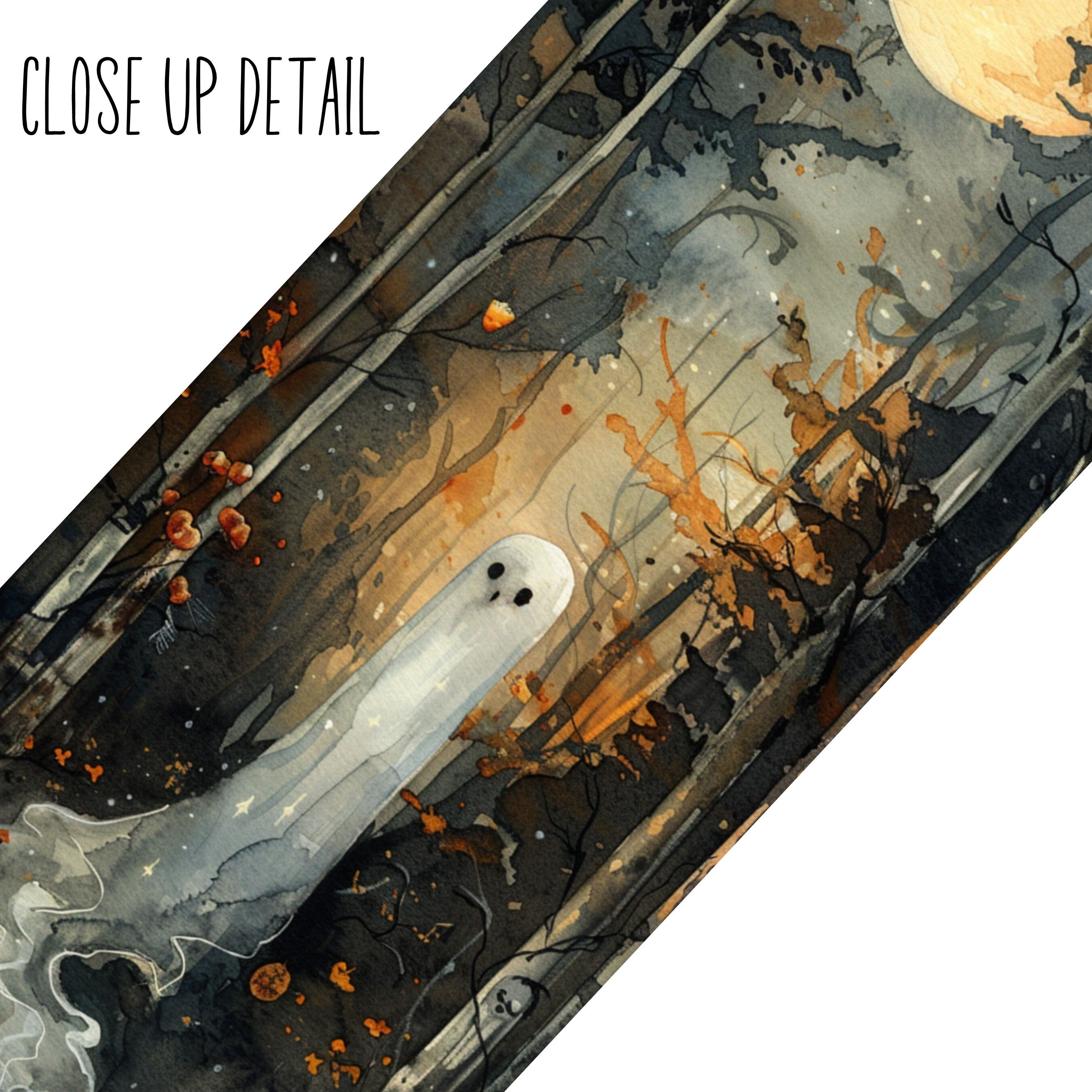 Whispering Ghost Bookmark, Halloween Ghost Art, Spooky, Halloween Bookmark, Book Lovers Gift ...