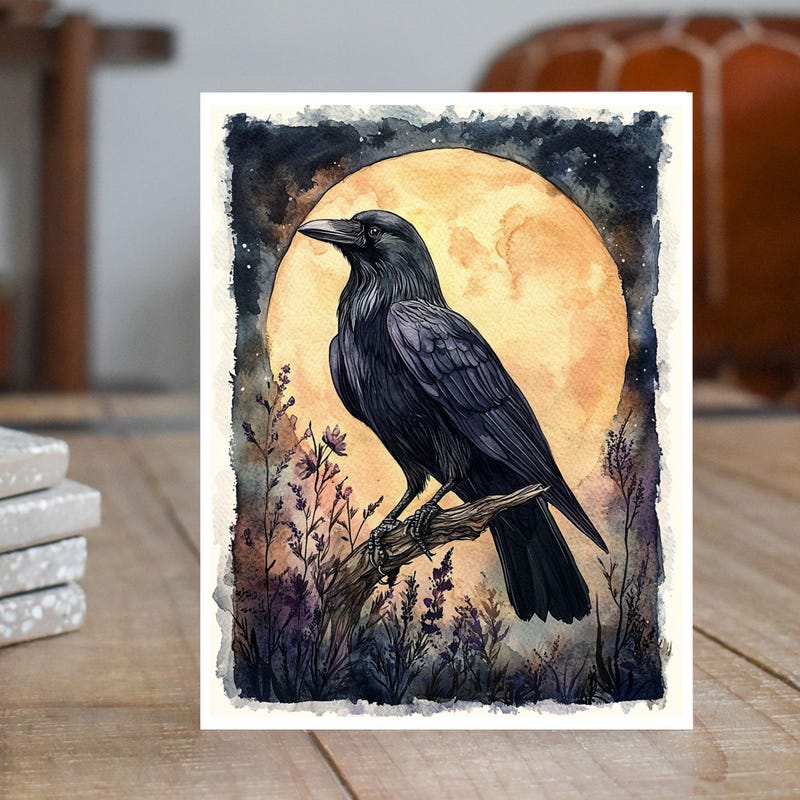 Raven Printable - Etsy