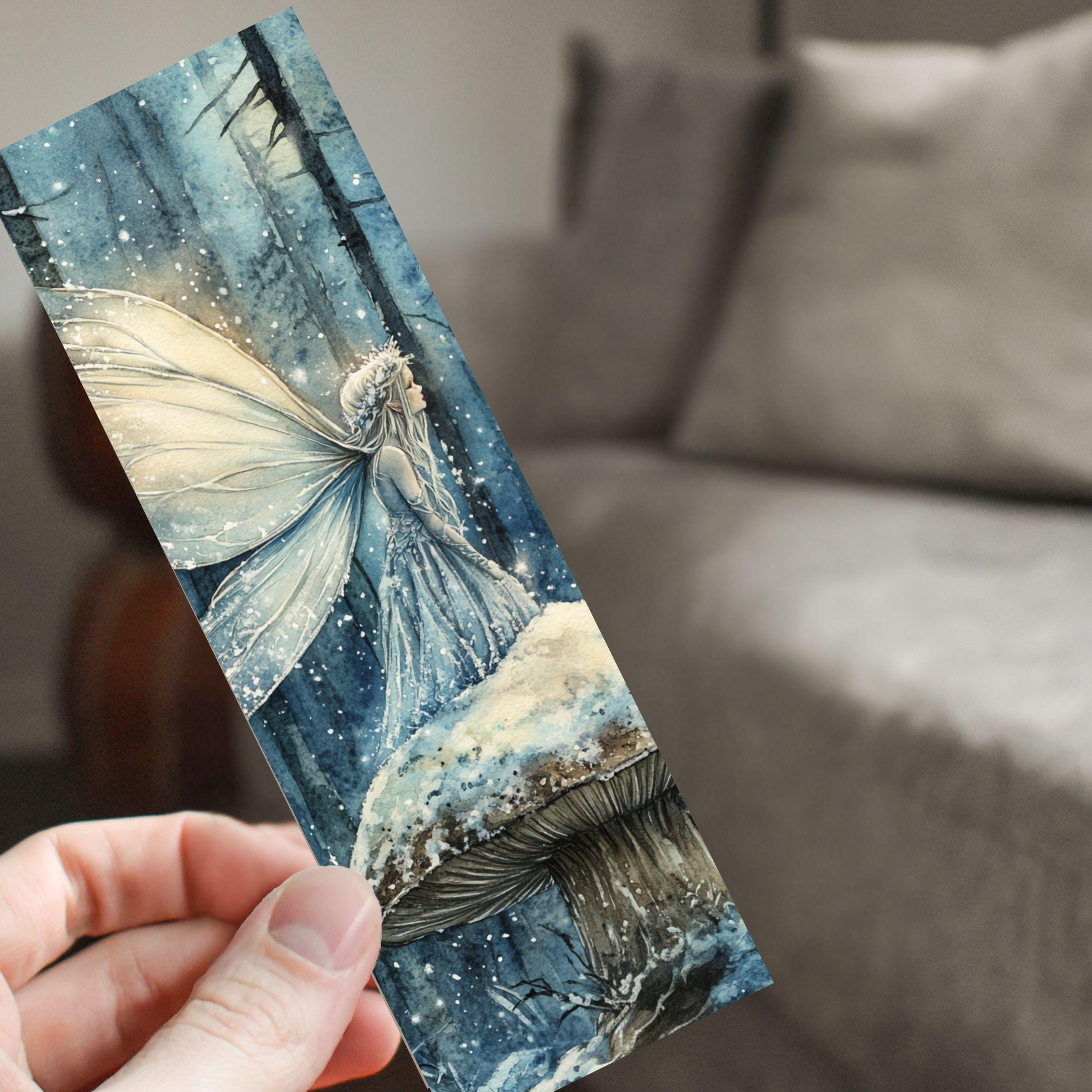 Frosted Glade Ice Fairy Bookmark, Book Lover Gift, Reading Accessory ...
