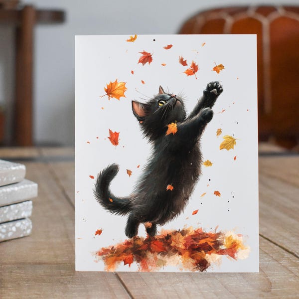 Fall Greeting Card - Etsy