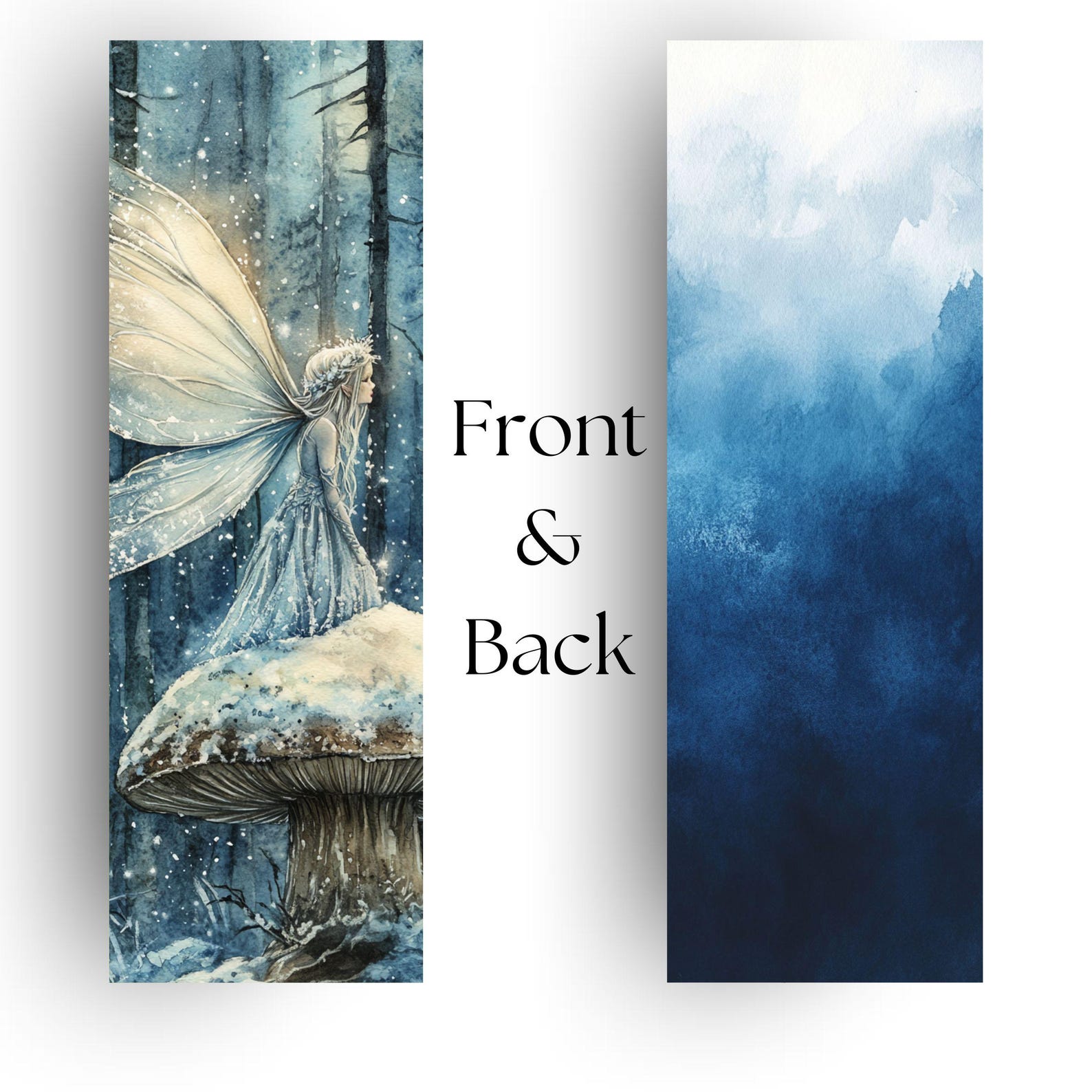 Frosted Glade Ice Fairy Bookmark, Book Lover Gift, Reading Accessory ...